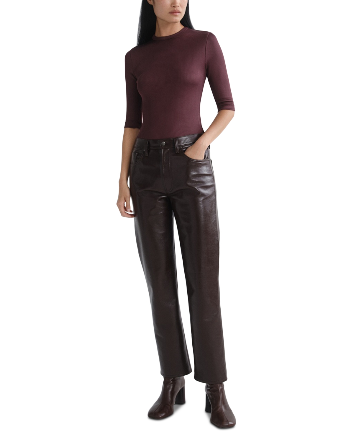 AGOLDE AGOLDE Lana High Rise Straight Jeans